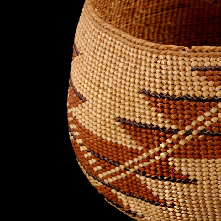 Hupa – Karuk – Yurok Trinket Basket - Santa Fe Crafts