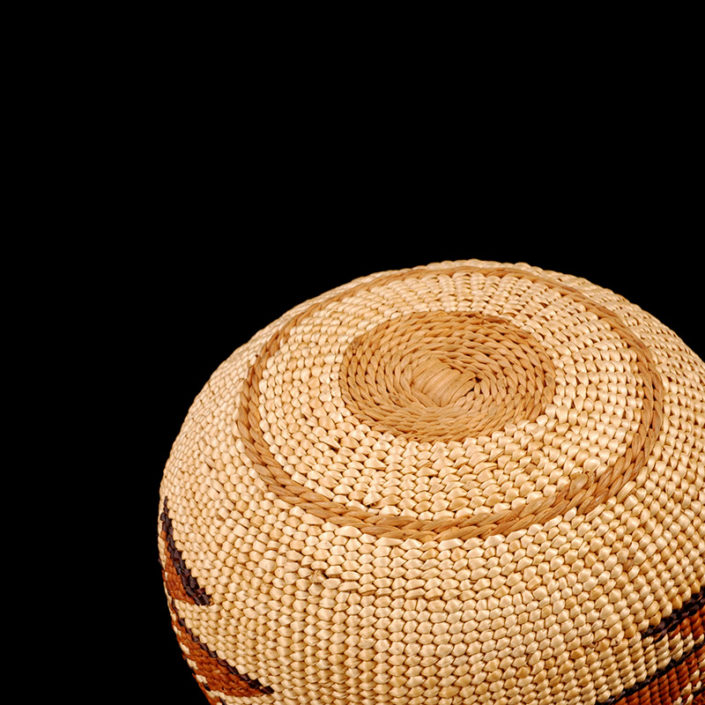 Hupa – Karuk – Yurok Trinket Basket - Santa Fe Crafts